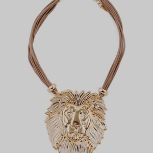 ST. THOMAS | Jewelry | St Thomas Lion Head Cord Necklace Nwt | Poshmark